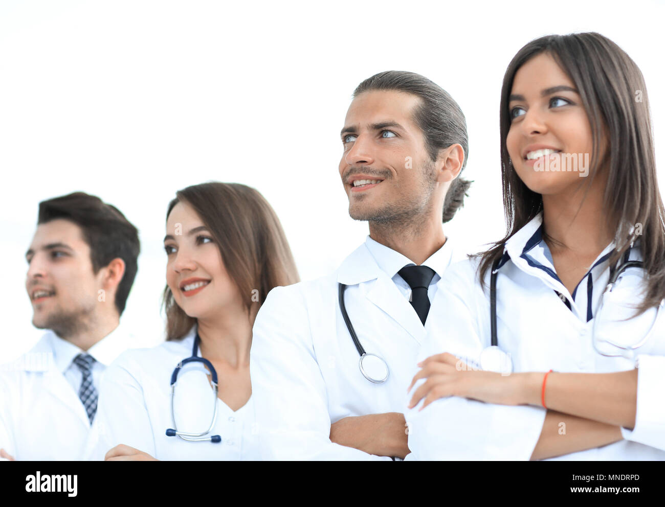 group of employees of the medical center Stock Photo - Alamy