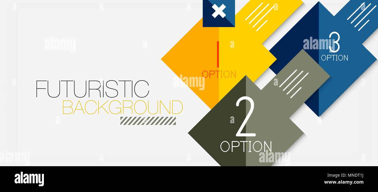 Square shapes banner design, geometric abstract background. Square ...