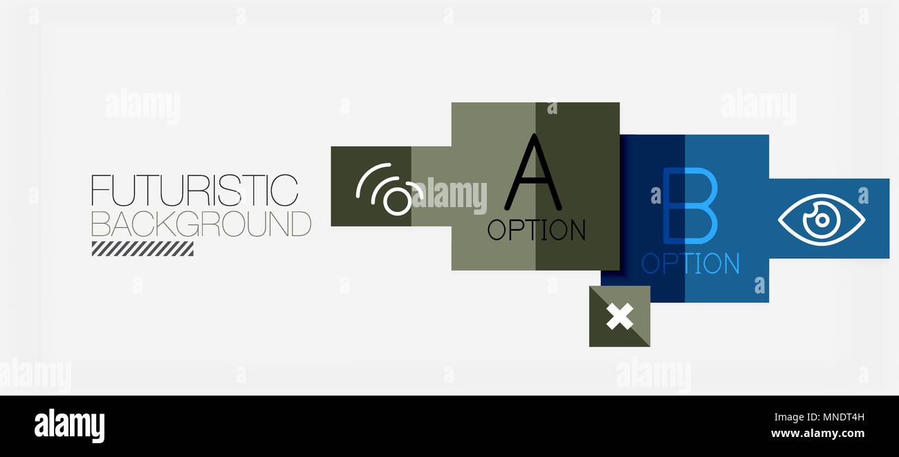 Square shapes banner design, geometric abstract background. Square ...