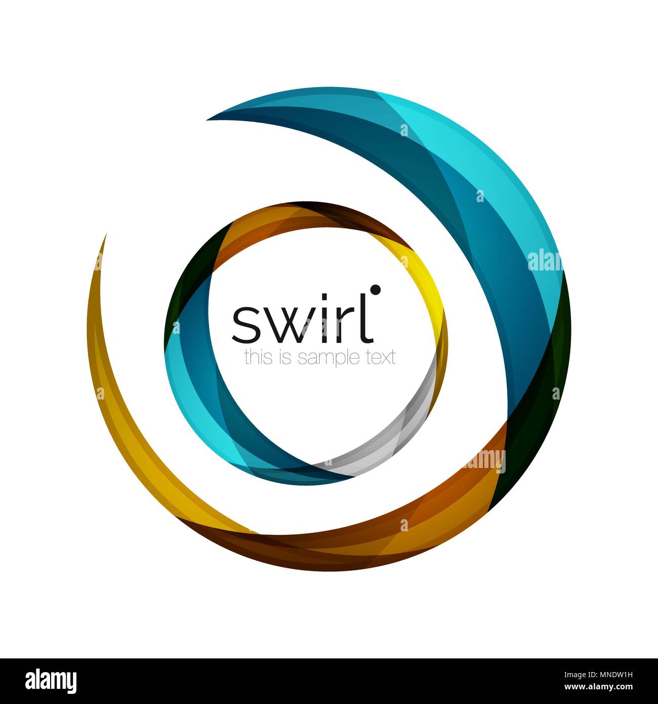 Digital techno swirl circle business icon. Digital techno swirl circle ...