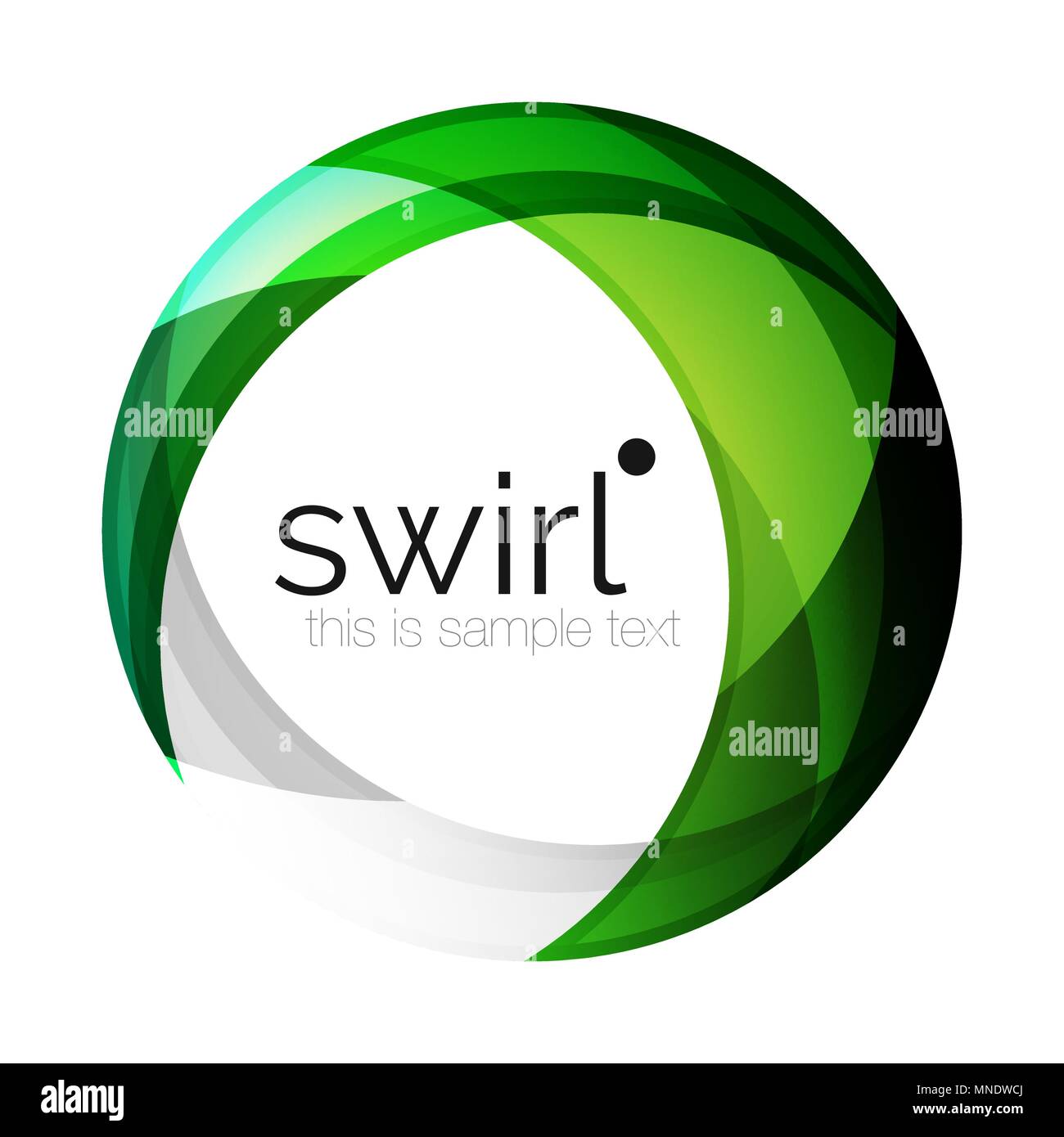 Digital techno swirl circle business icon. Digital techno swirl circle ...