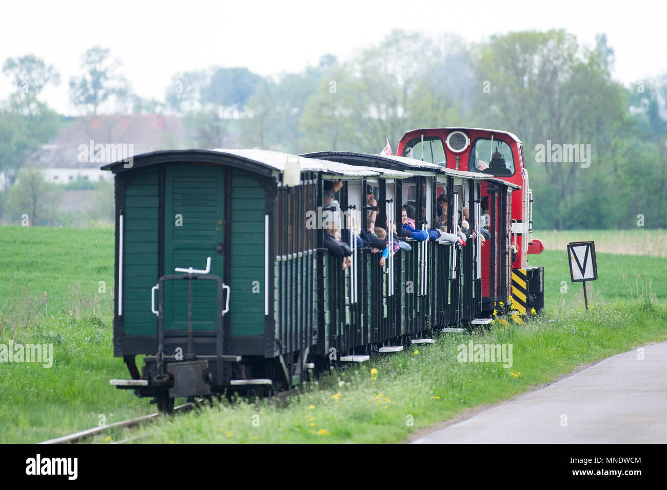 Polish 600 mm narrow gauge railway by historic Zninska Kolej Powiatowa ...