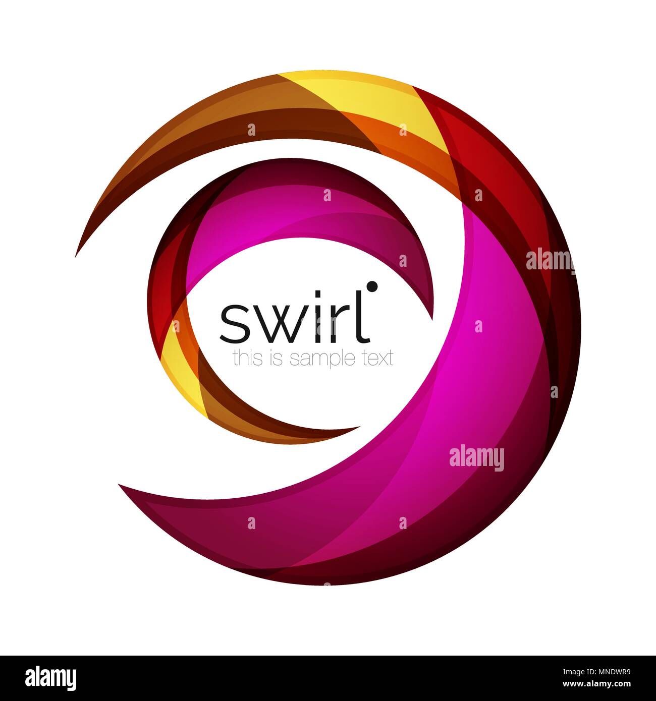 Digital techno swirl circle business icon. Digital techno swirl circle ...