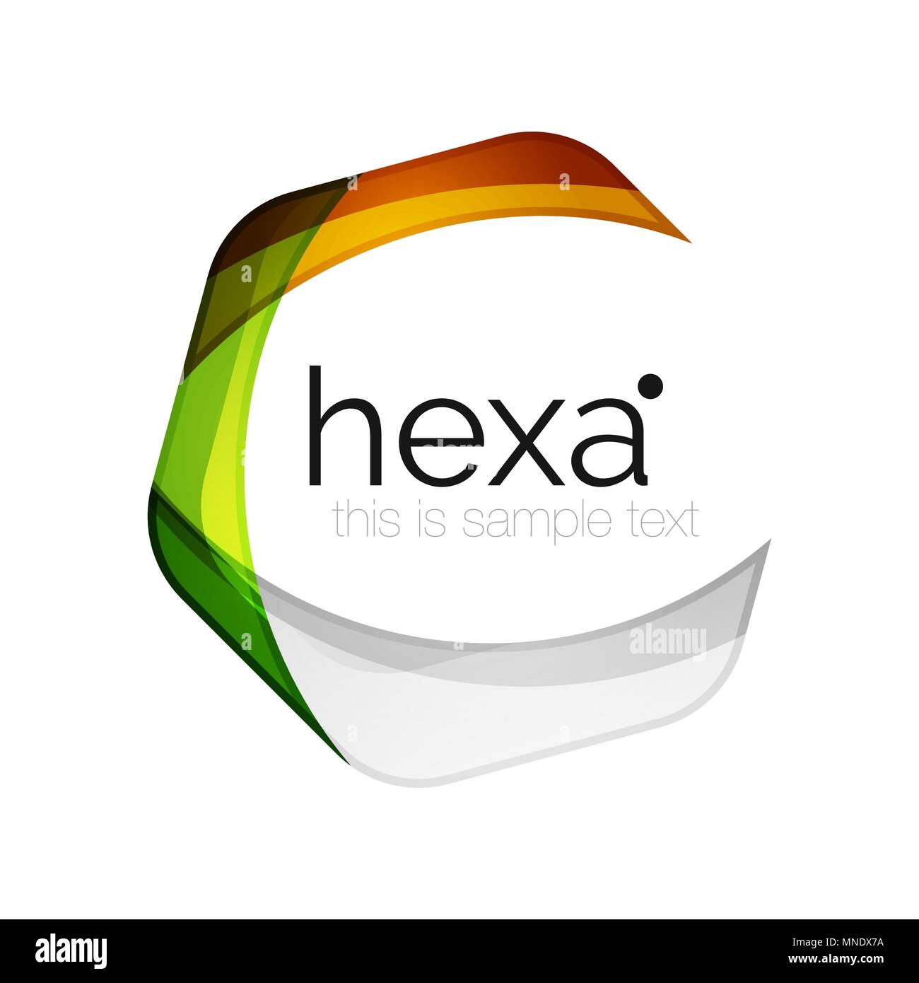 Clean professional business hexagon emblem. Clean professional vector ...