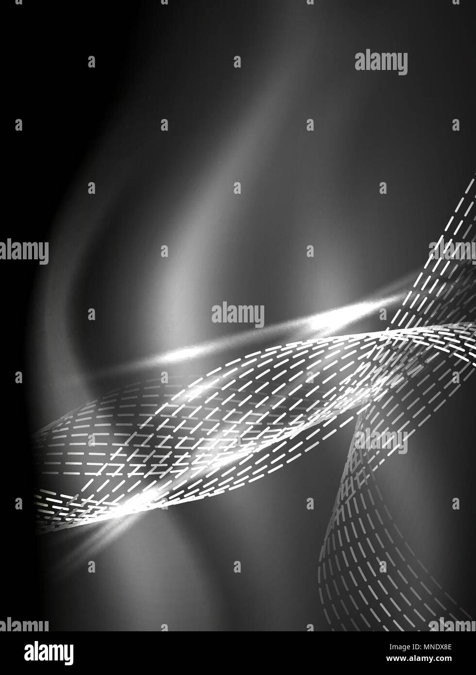 Elegant neon flowing stripes, smooth waves with light effects. Elegant ...