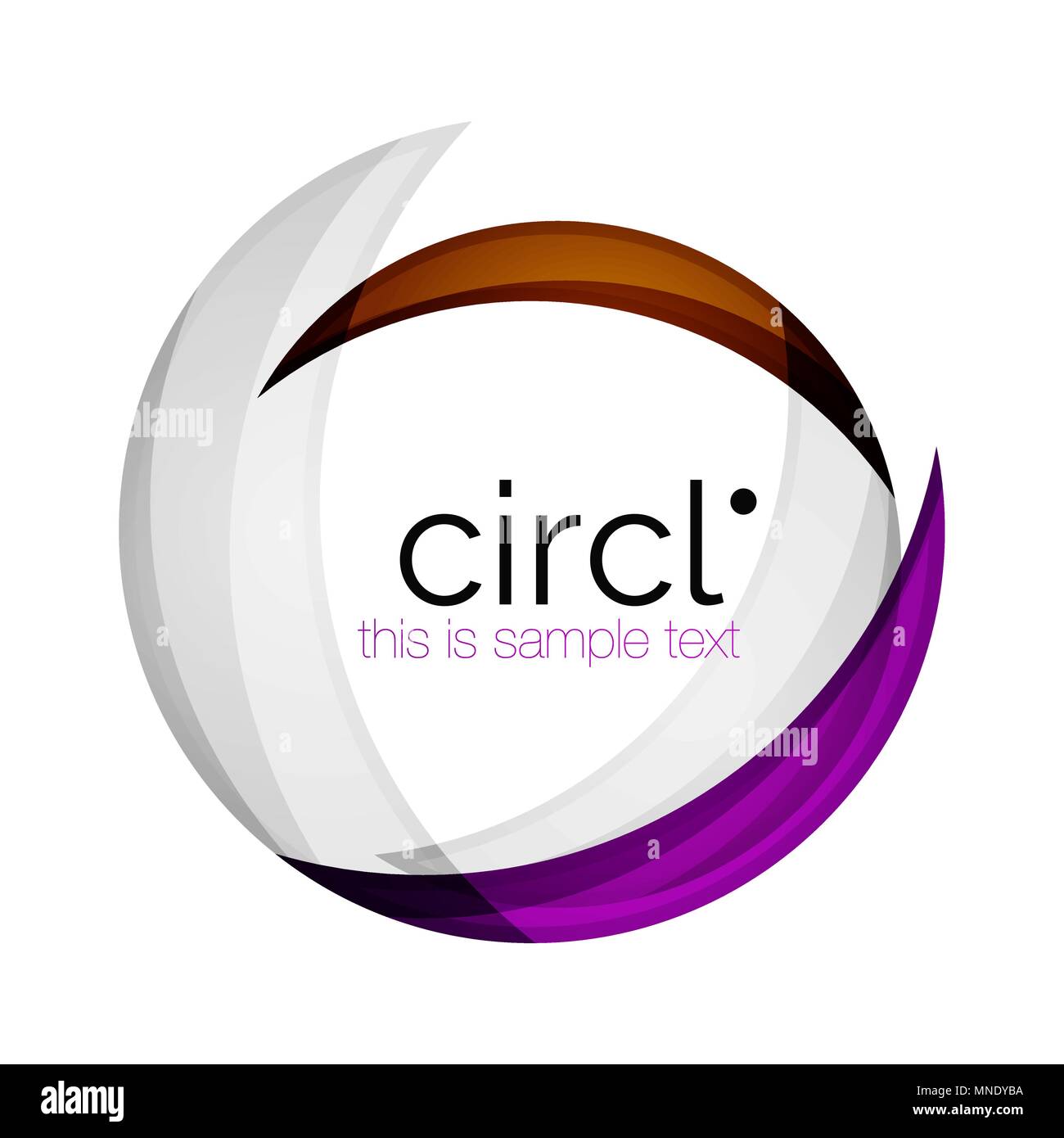 Clean professional colorful circle business icon. Clean professional ...