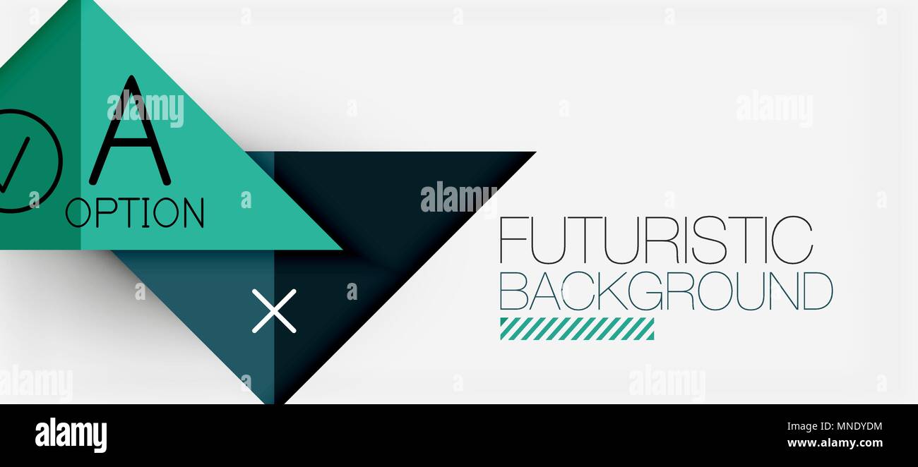 Minimalistic triangle modern banner design, geometric abstract background. Minimalistic triangle ...