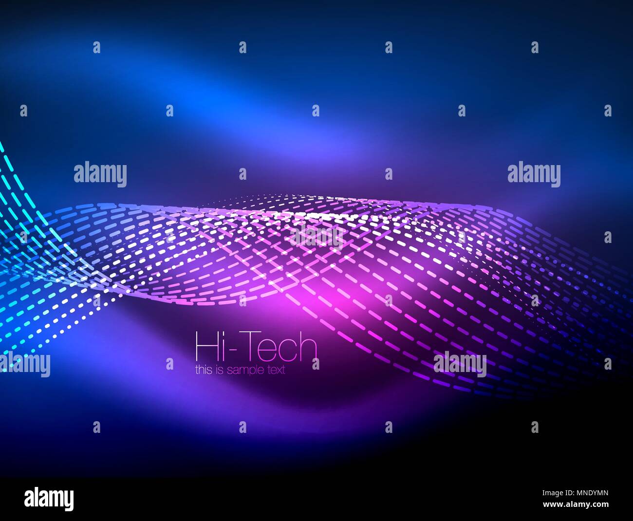 Elegant neon flowing stripes, smooth waves with light effects. Elegant ...