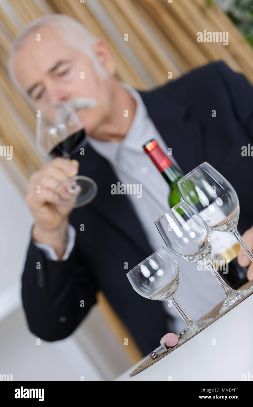 Sniffing the glass hi-res stock photography and images - Alamy