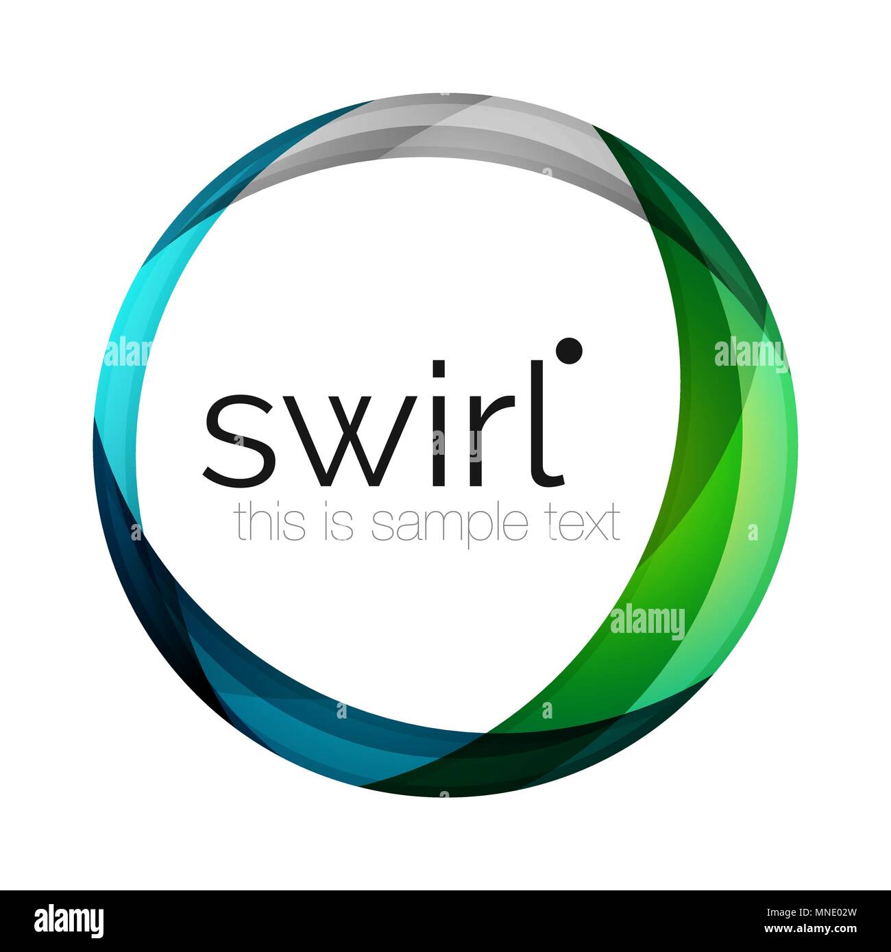 Digital techno swirl circle business icon. Digital techno swirl circle ...