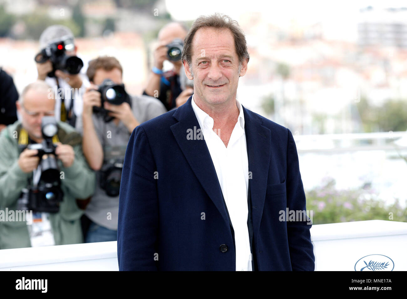 Cannes, France. 16th May, 2018. Vincent Lindon at the 'At War / En ...
