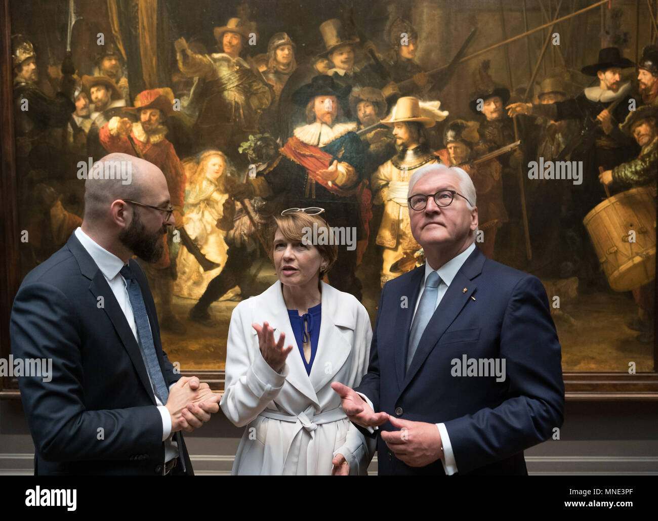 German president Frank-Walter Steinmeier (R) and his wife Elke ...