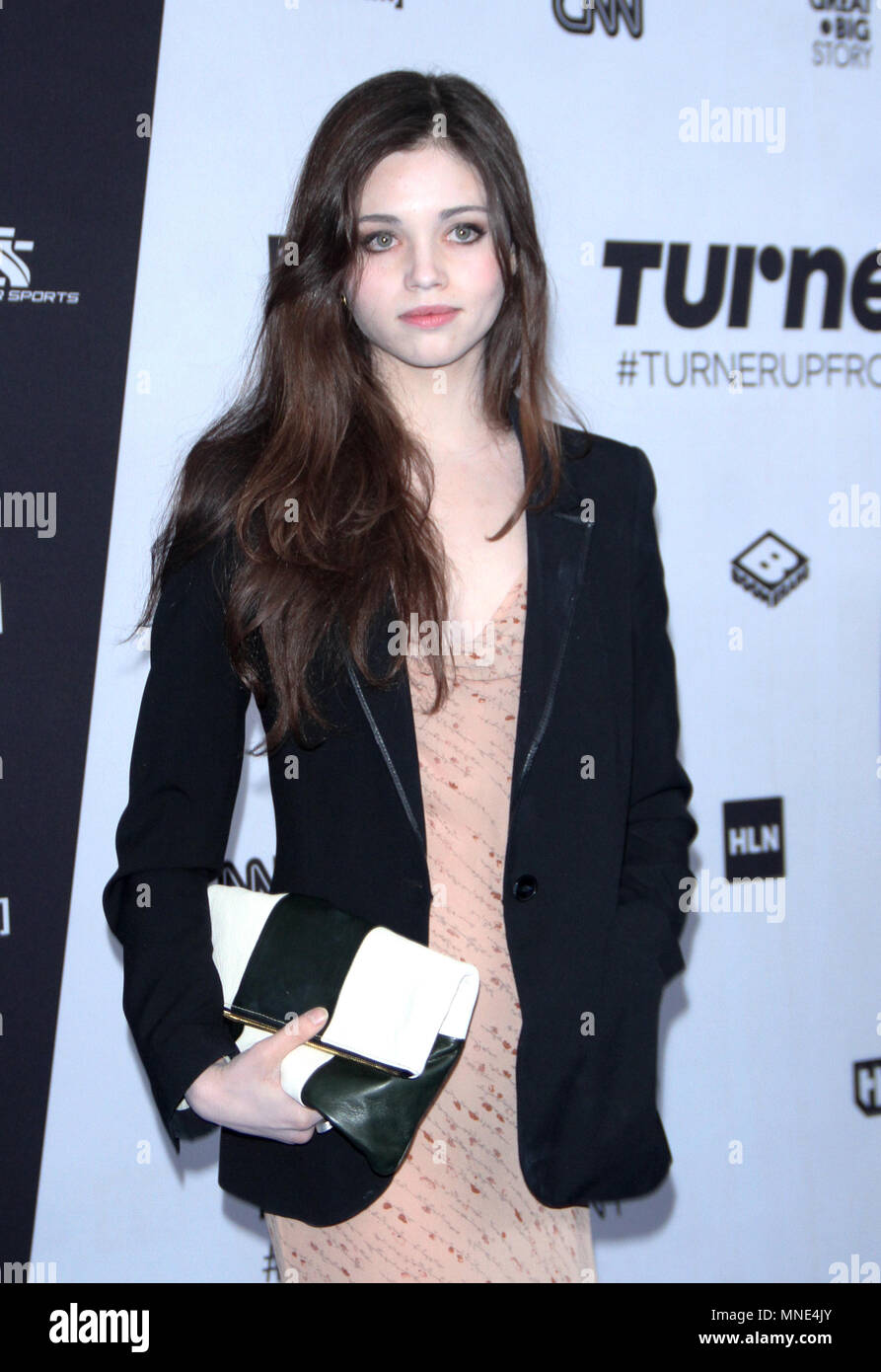 New York, NY, USA. 16th May, 2018. India Eisley at Turner Upfront 2018 ...