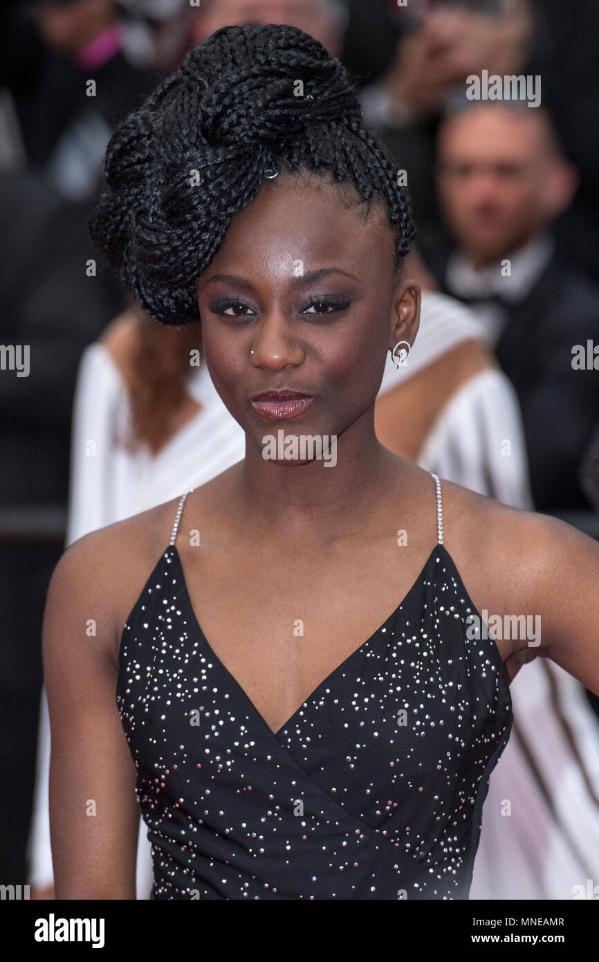 CANNES, FRANCE - MAY 16: Assa Sylla attends the screening of 'Burning ...