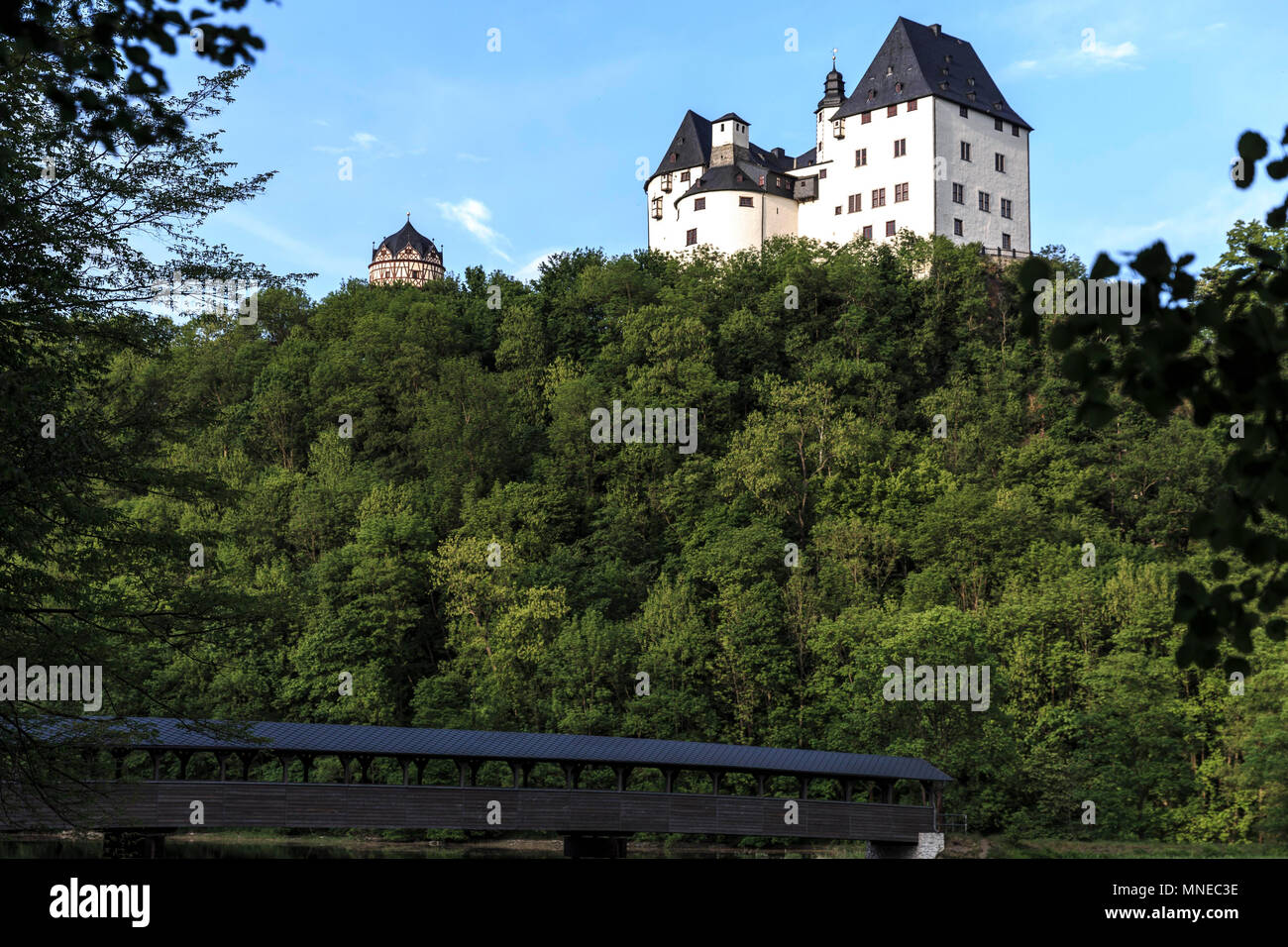 Burgk castle burgk thuringia germany hi-res stock photography and ...