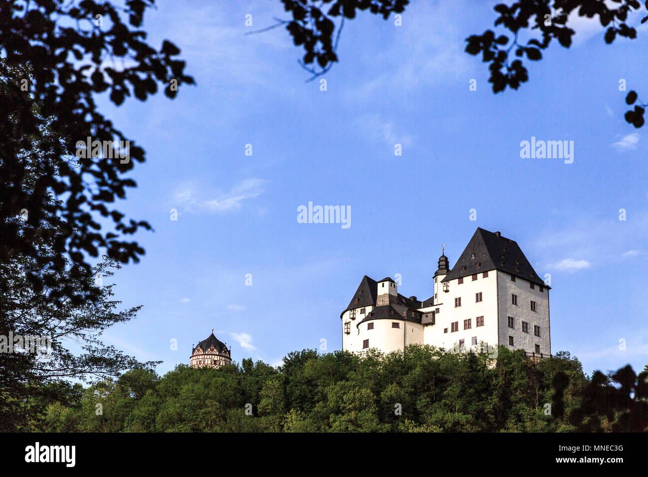 Burgk castle burgk thuringia germany hi-res stock photography and ...