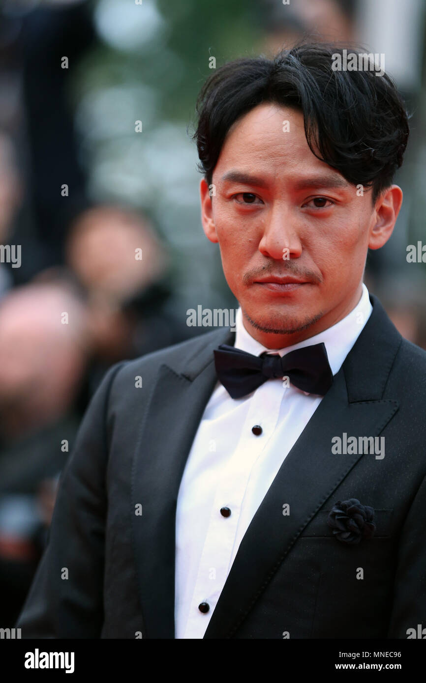 Cannes, France. 16th May, 2018. The jury member, actor Chang Chen poses ...