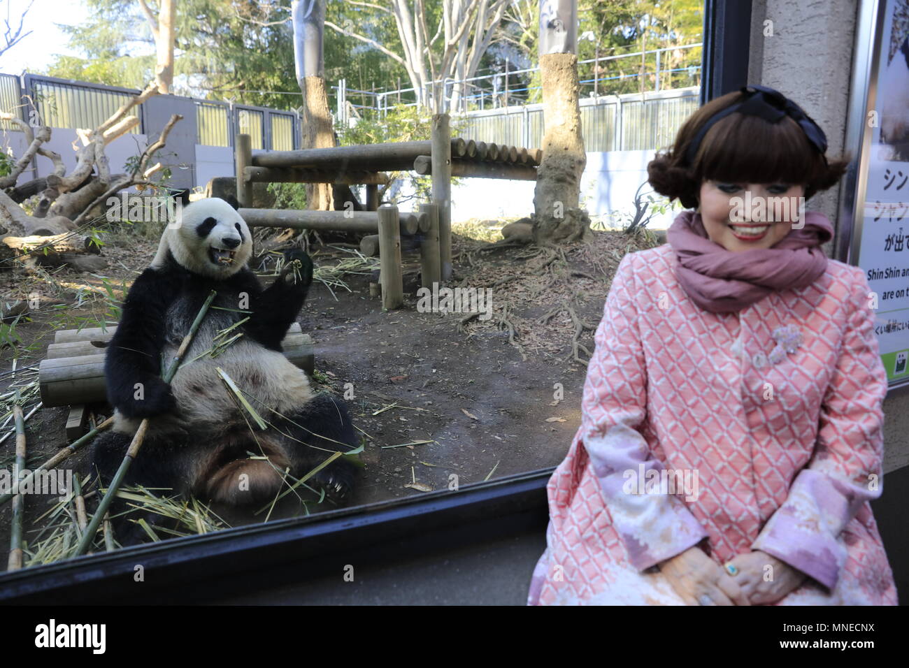 Tetsuko Kuroyanagi, actress and honorary chairwoman of the Panda ...