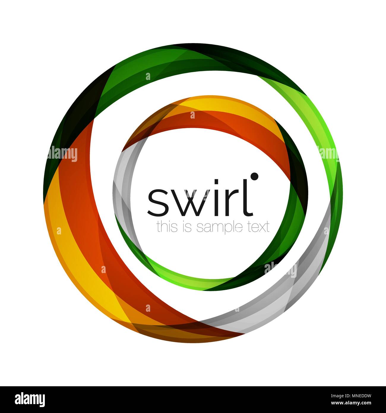 Digital techno swirl circle business icon. Digital techno swirl circle ...