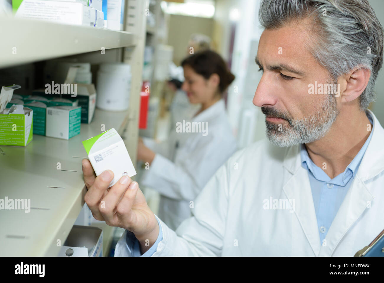 Checking medication hi-res stock photography and images - Alamy