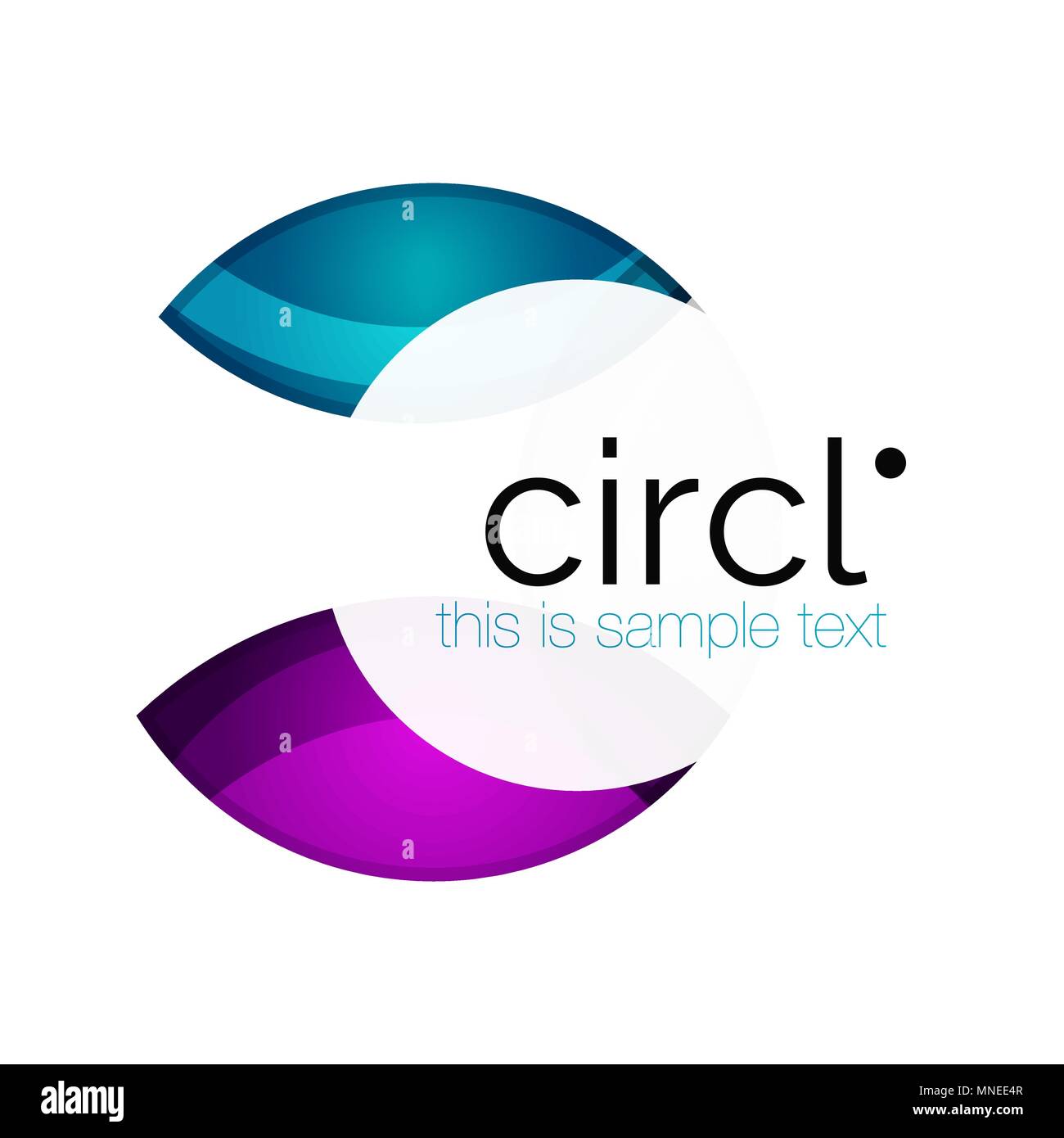 Clean professional colorful circle business icon. Clean professional ...