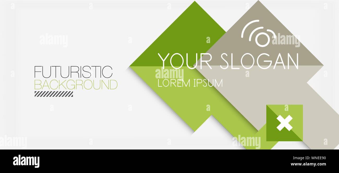 Square shapes banner design, geometric abstract background. Square ...