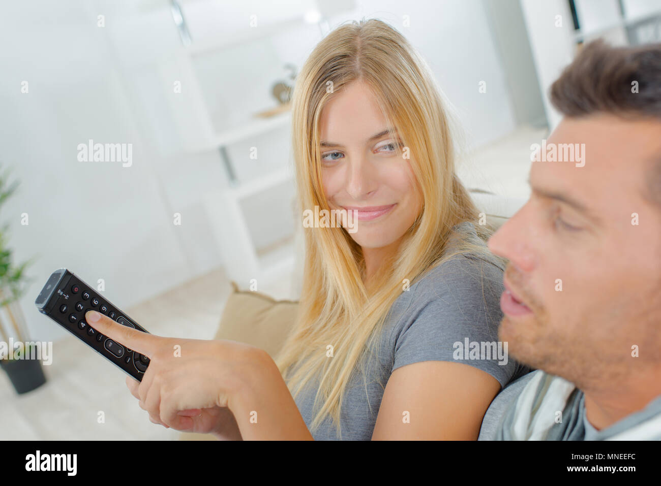 Choosing channel hi-res stock photography and images - Alamy