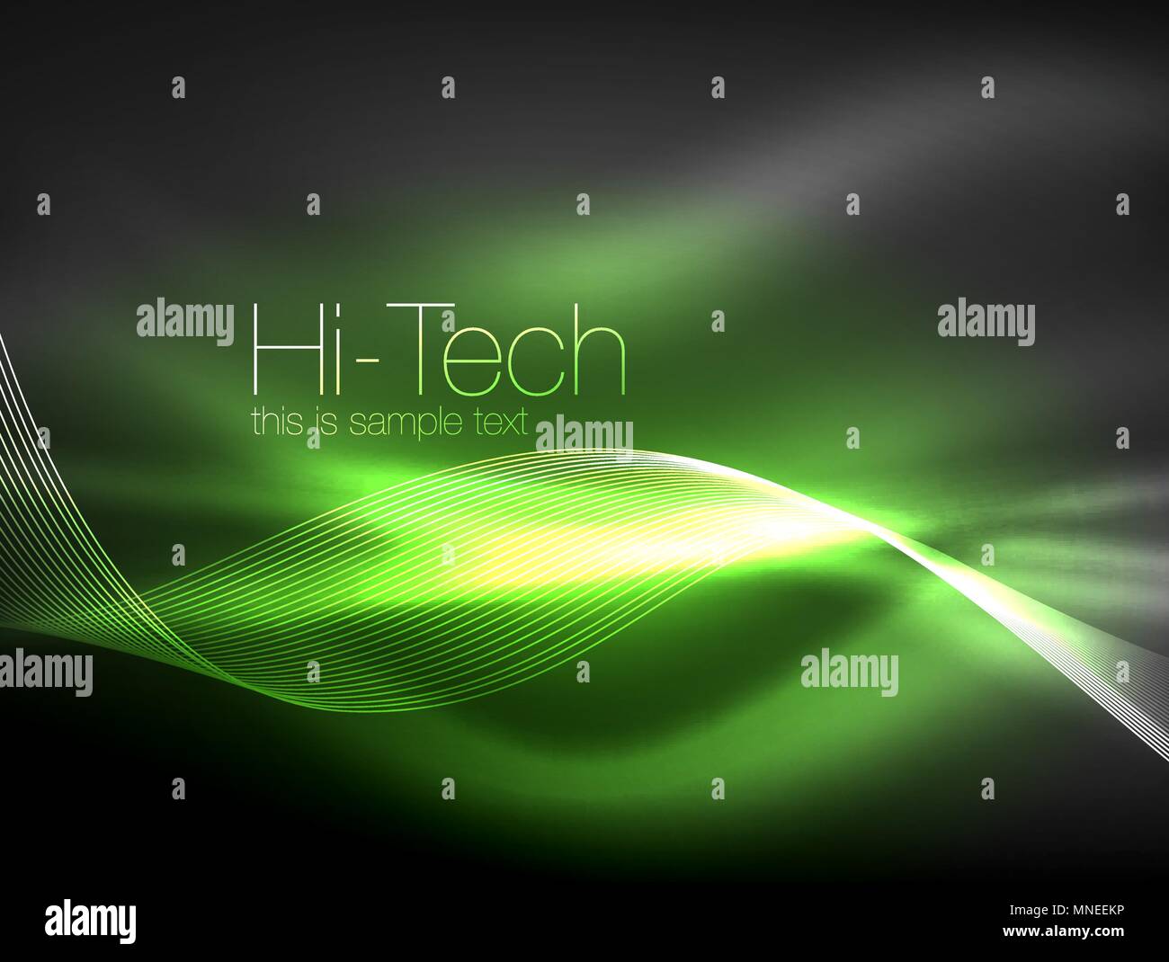 Neon smoke waves. Neon smoke waves, vector flowing motion background ...