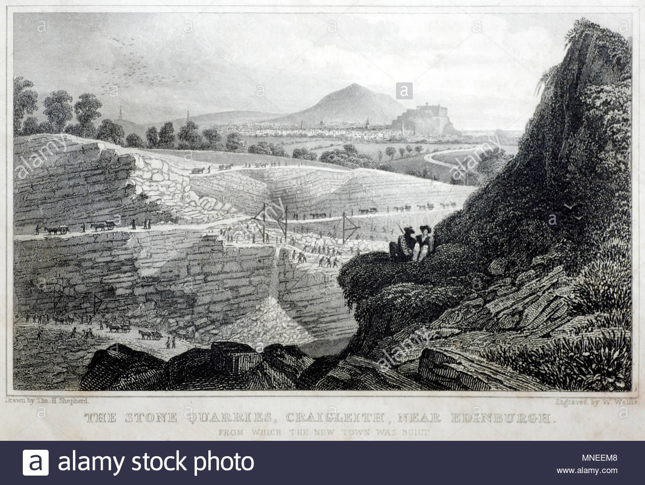 Craigleith quarry hi-res stock photography and images - Alamy