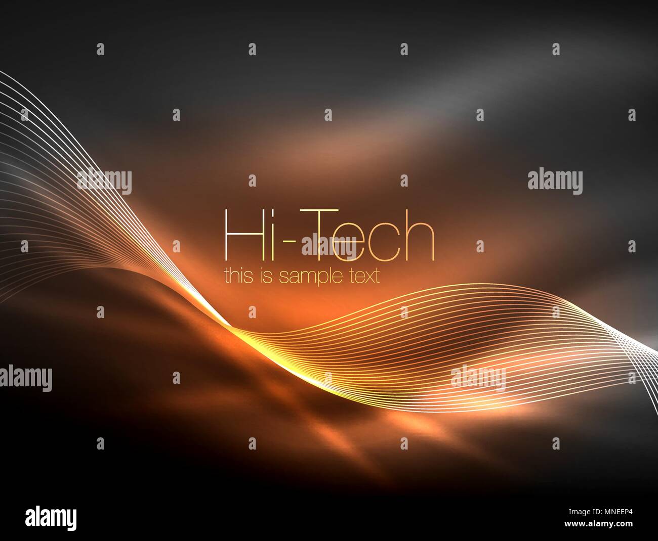 Neon smoke waves. Neon smoke waves, vector flowing motion background ...