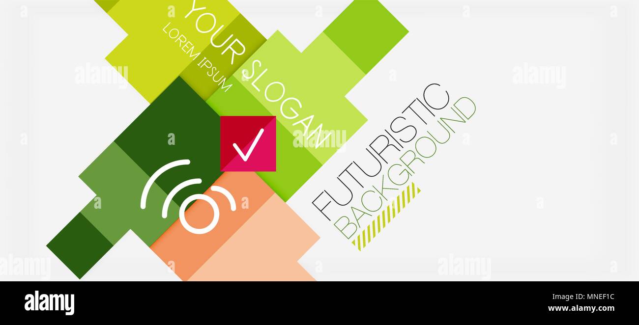 Square shapes banner design, geometric abstract background. Square ...