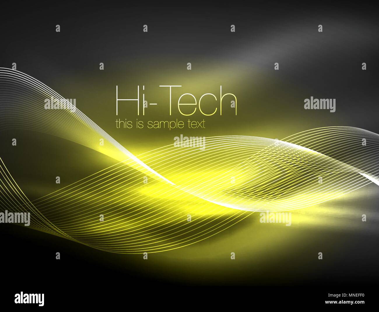 Neon smoke waves. Neon smoke waves, vector flowing motion background ...