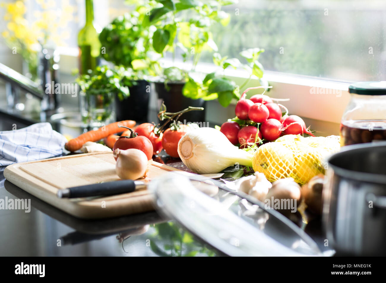 Modern cooking food recipe hi-res stock photography and images - Alamy