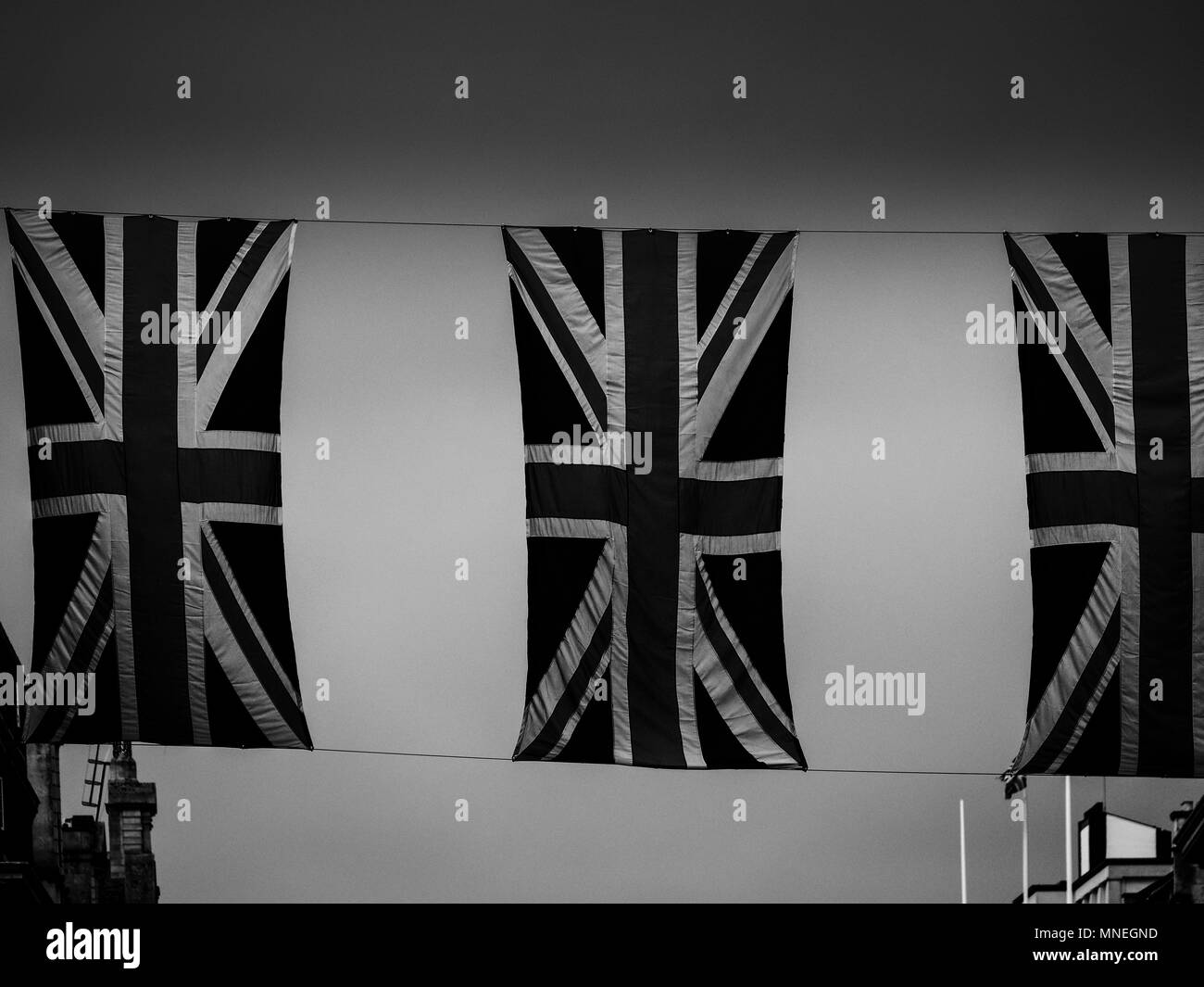 Union jacks jack flags Black and White Stock Photos & Images - Alamy