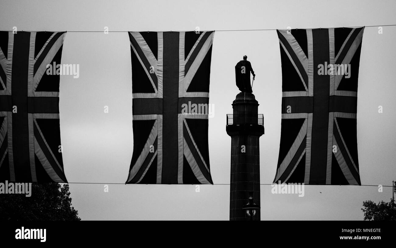 Union jacks jack flags Black and White Stock Photos & Images - Alamy