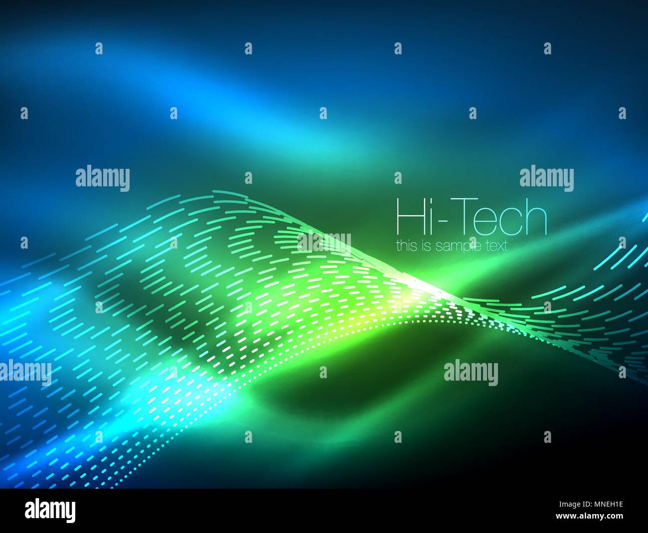 Neon smoke waves. Neon smoke waves, vector flowing motion background ...