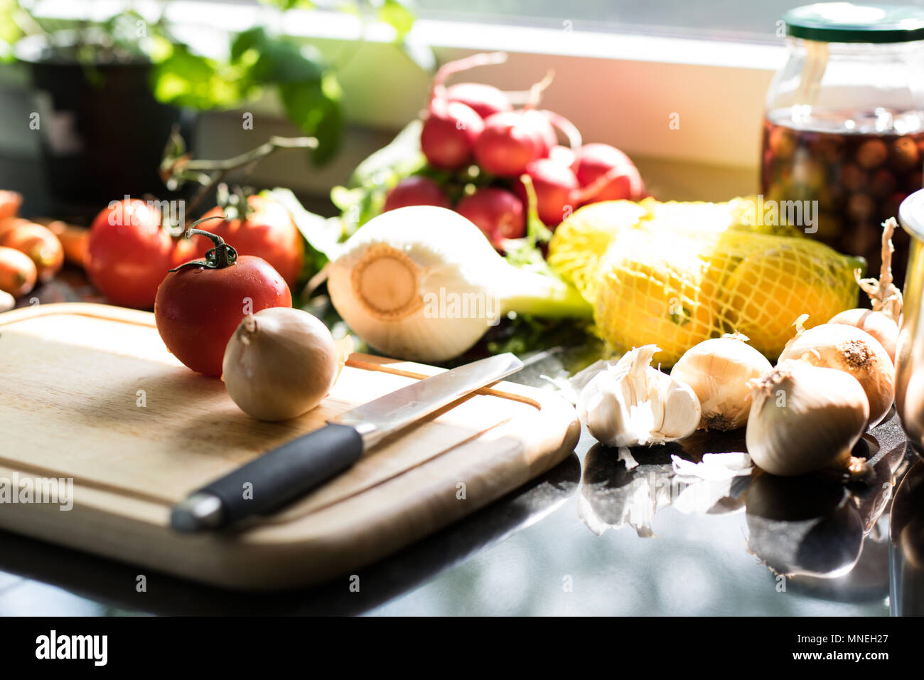Kitchen modern cooking hi-res stock photography and images - Alamy