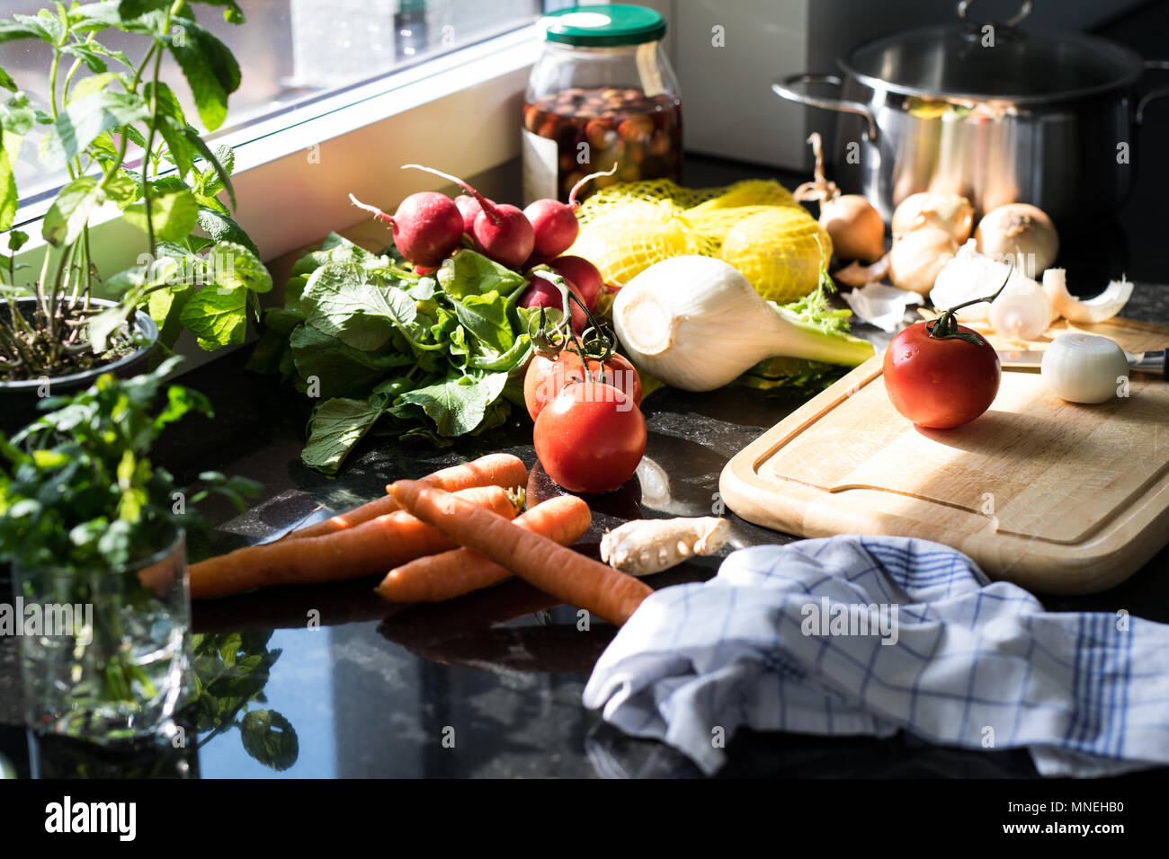 Modern cooking food recipe hi-res stock photography and images - Alamy