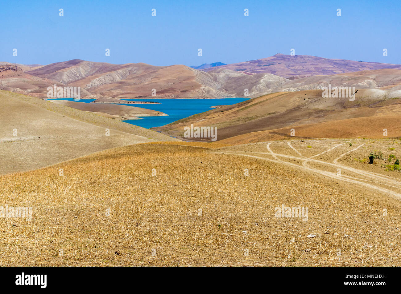 El Wahda Dam near Fes and Meknes, Morocco Stock Photo - Alamy