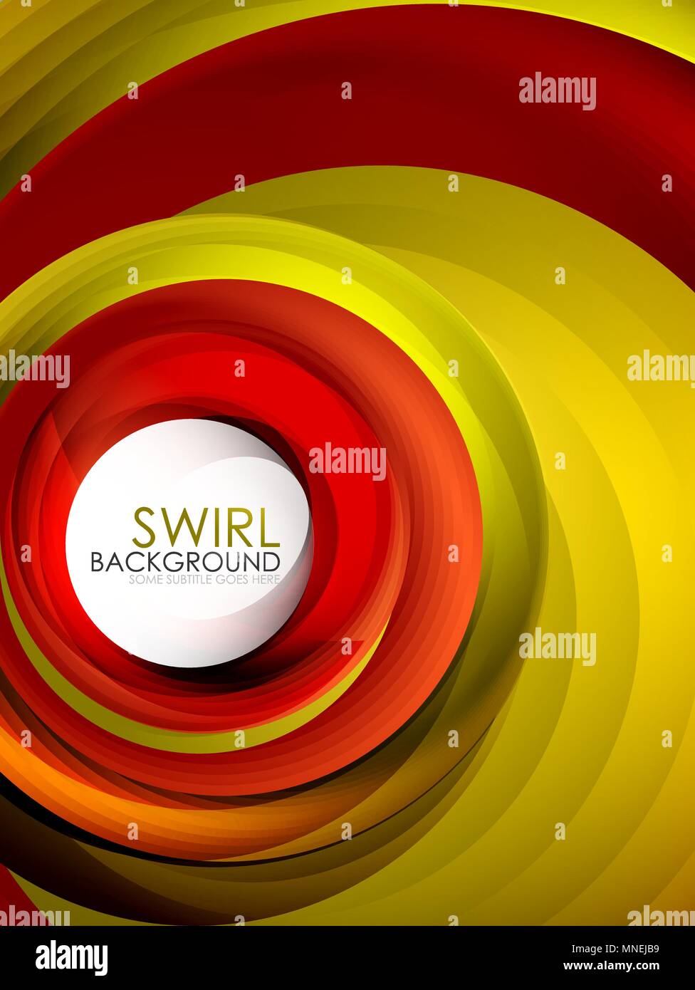 Spiral swirl flowing lines 3d effect abstract background. Spiral swirl ...