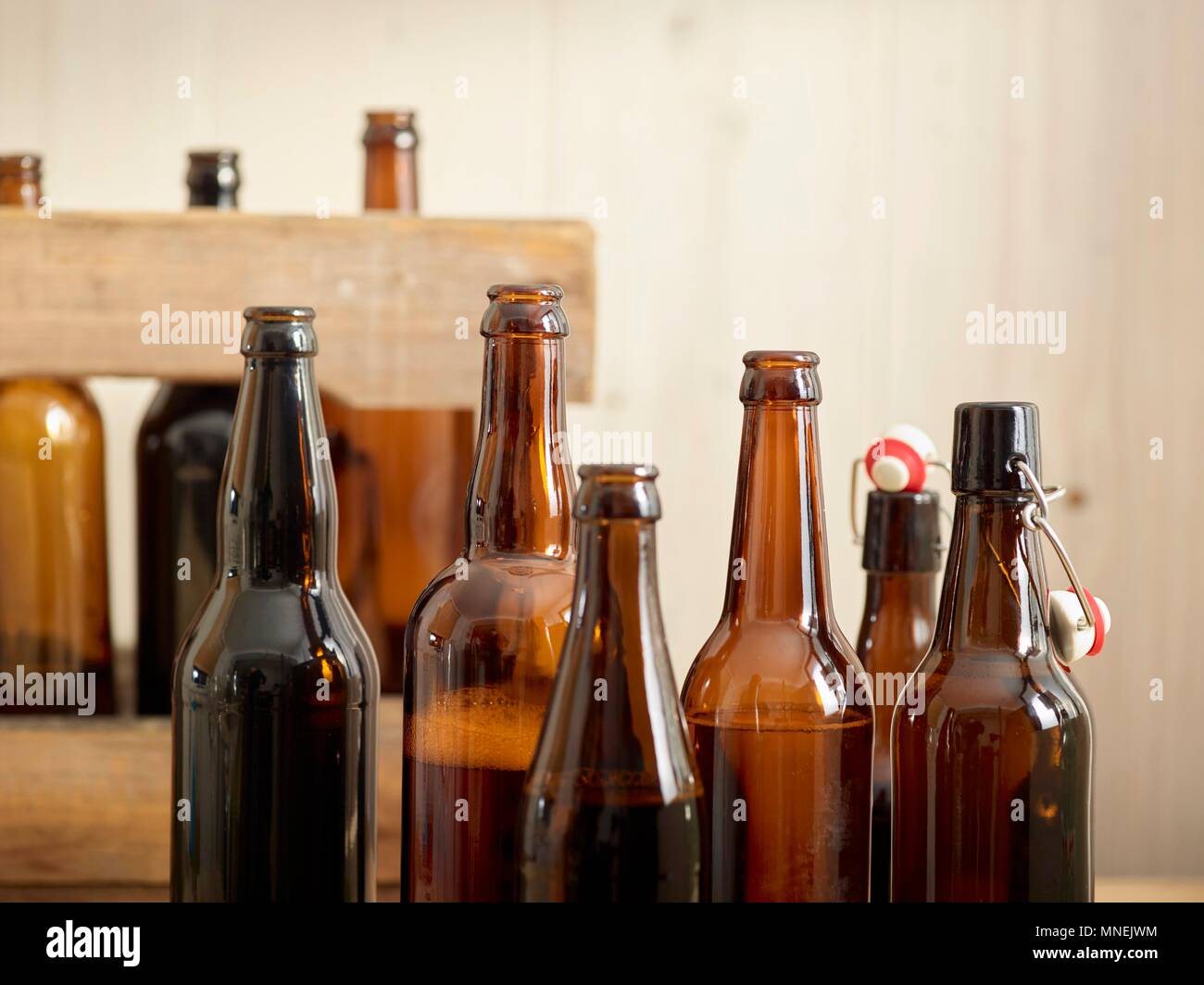 Multiple beer bottles hi-res stock photography and images - Alamy