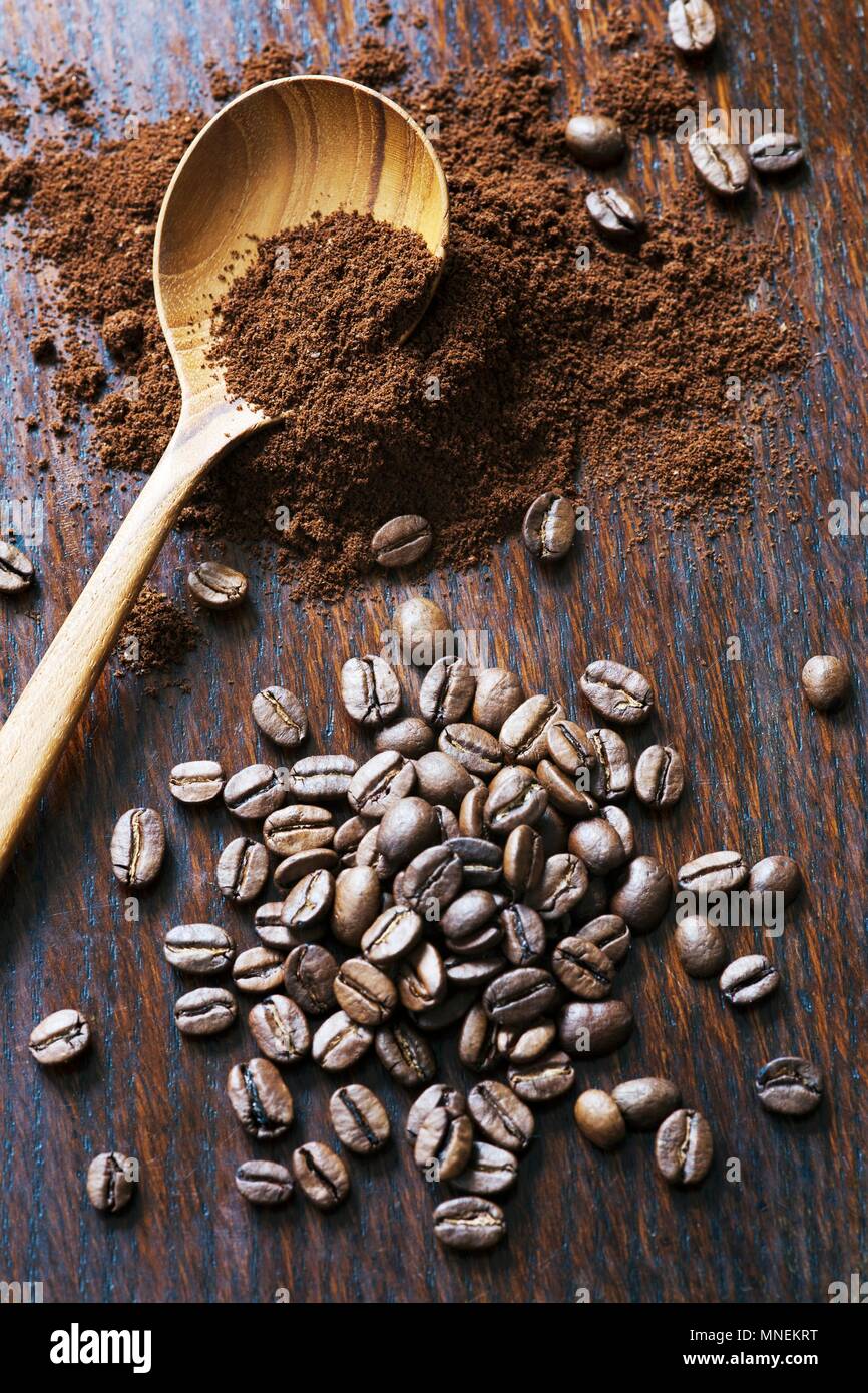 Unground coffee beans hi-res stock photography and images - Alamy