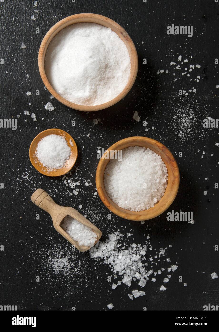Different types of salt hi-res stock photography and images - Alamy