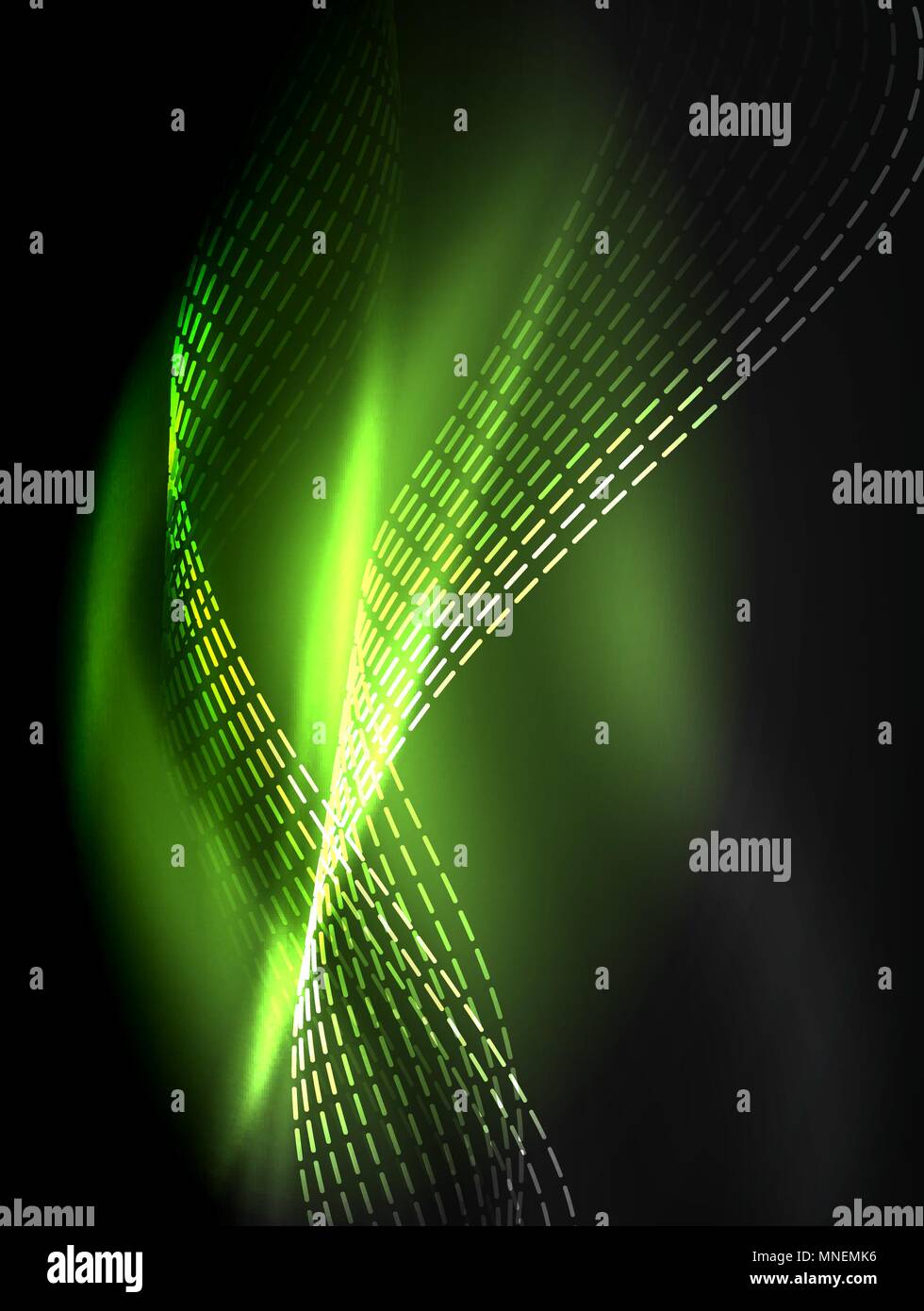 Elegant neon flowing stripes, smooth waves with light effects. Elegant ...