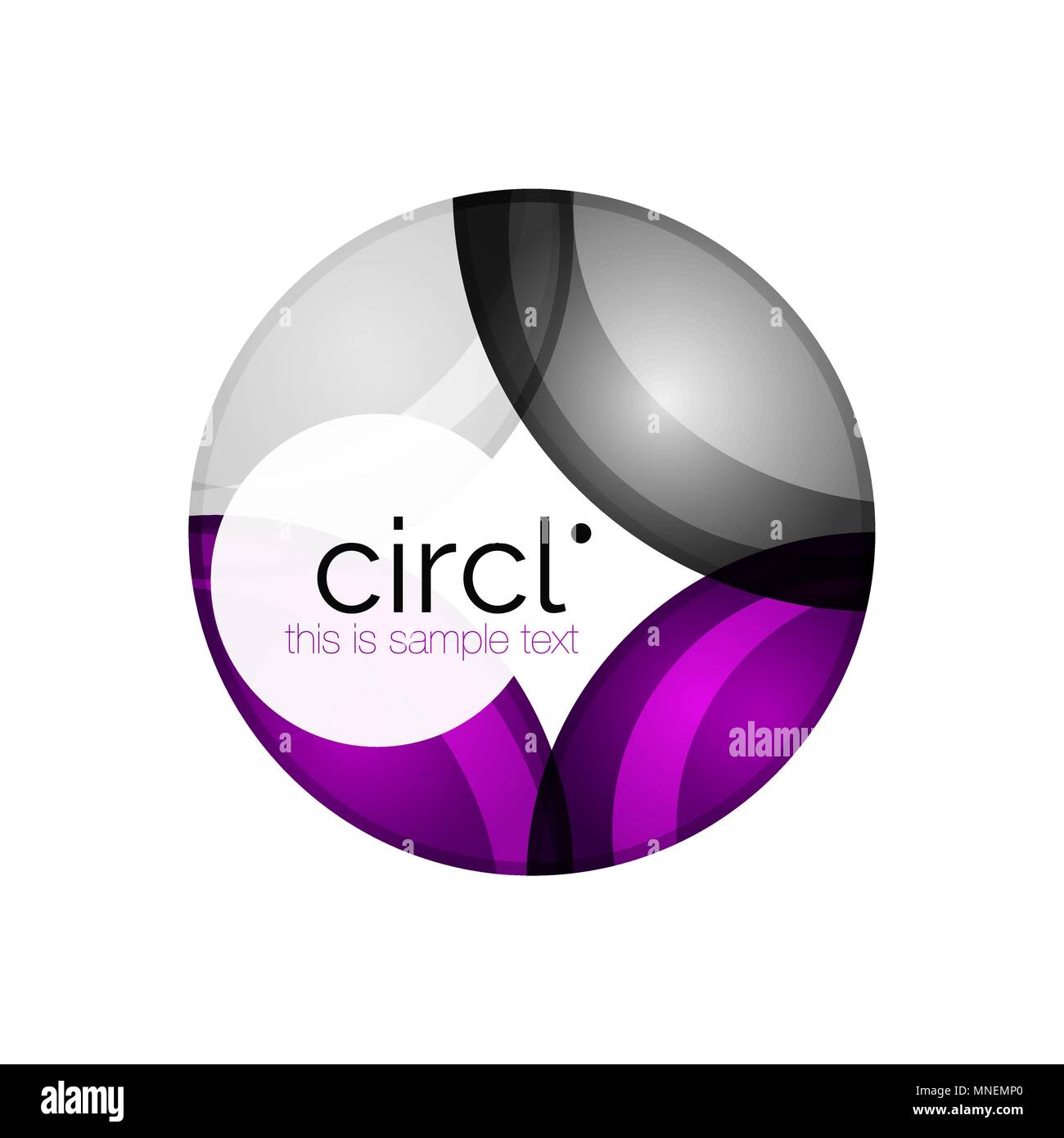 Clean professional colorful circle business icon. Clean professional ...
