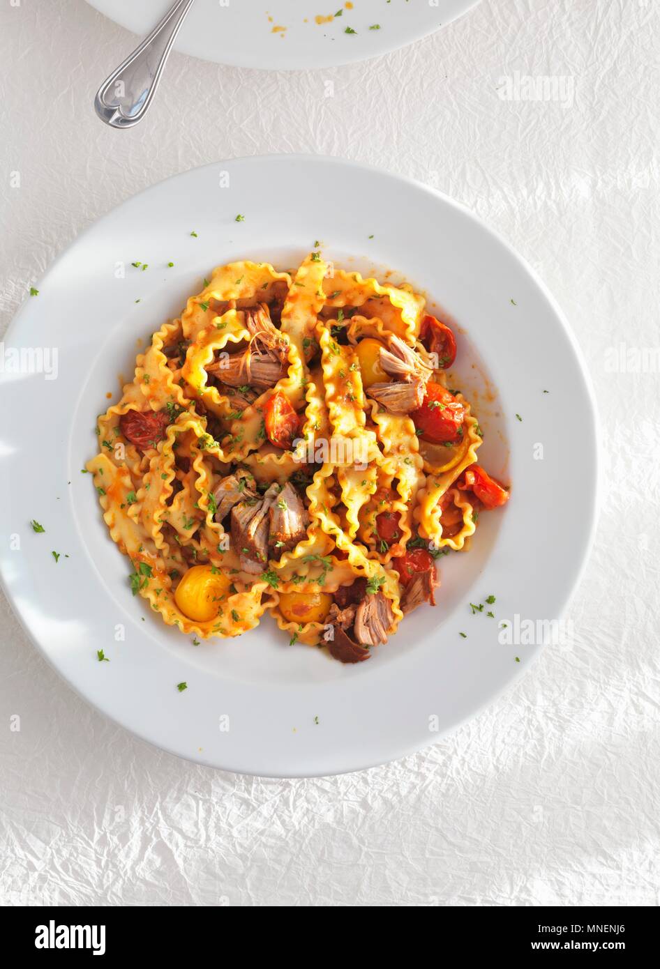 Reginette sauce hi-res stock photography and images - Alamy