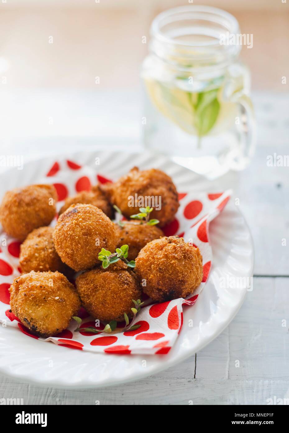 Arancini (fried rice balls, Italy Stock Photo - Alamy