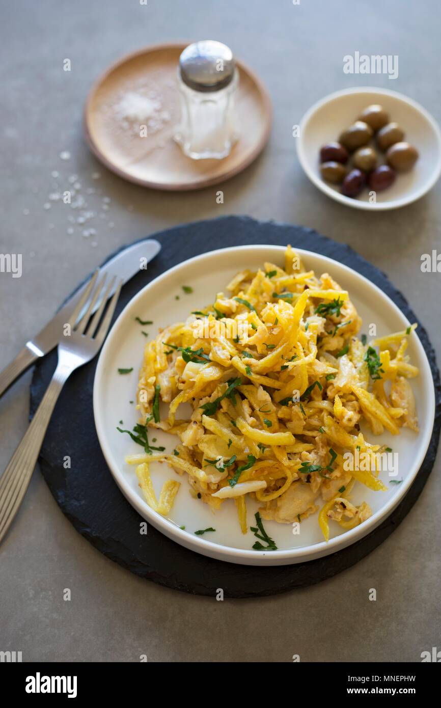 Bacalhau à brás portugal hi-res stock photography and images - Alamy