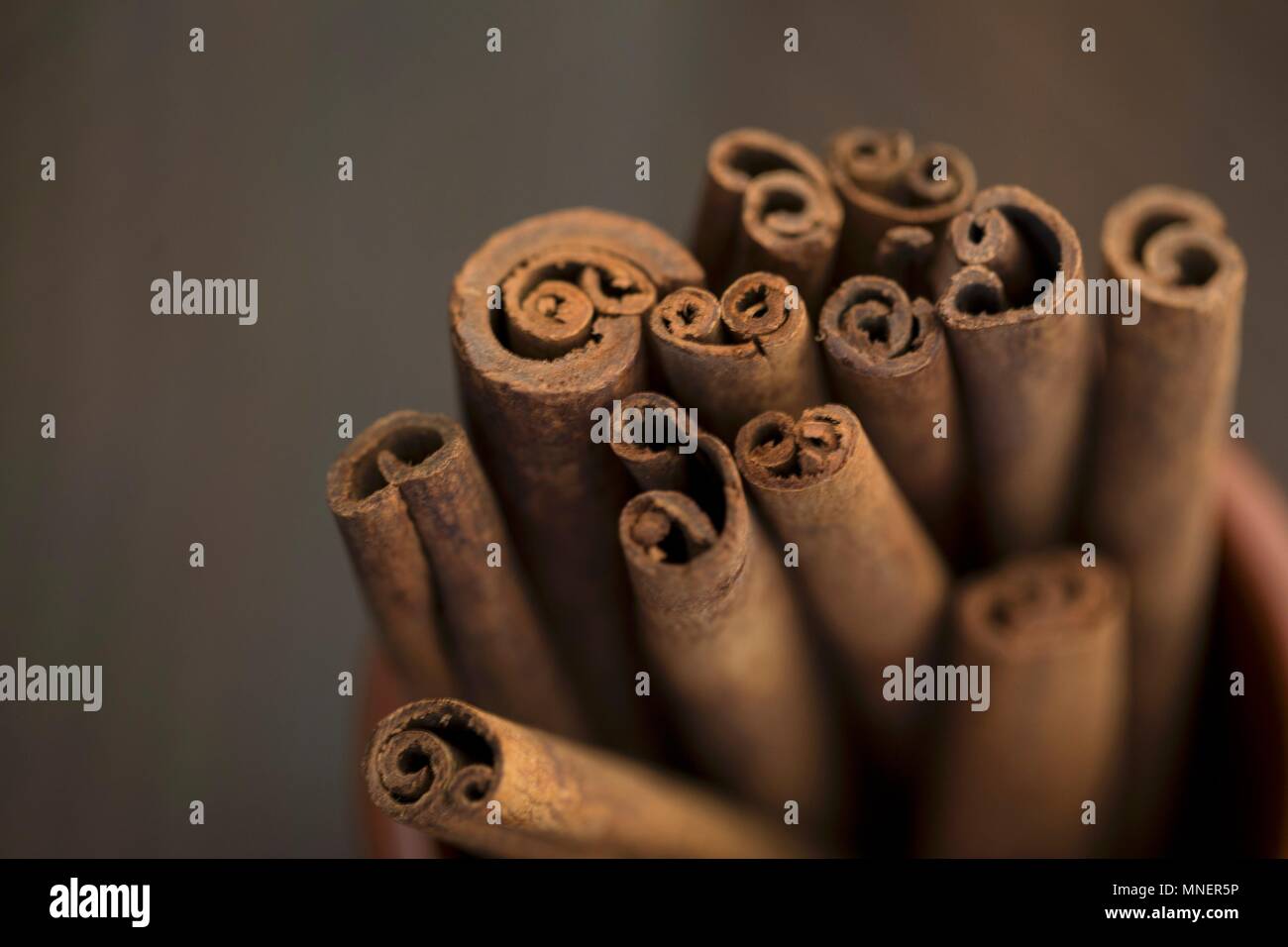 Cinnamon ingredients close up hi-res stock photography and images - Alamy