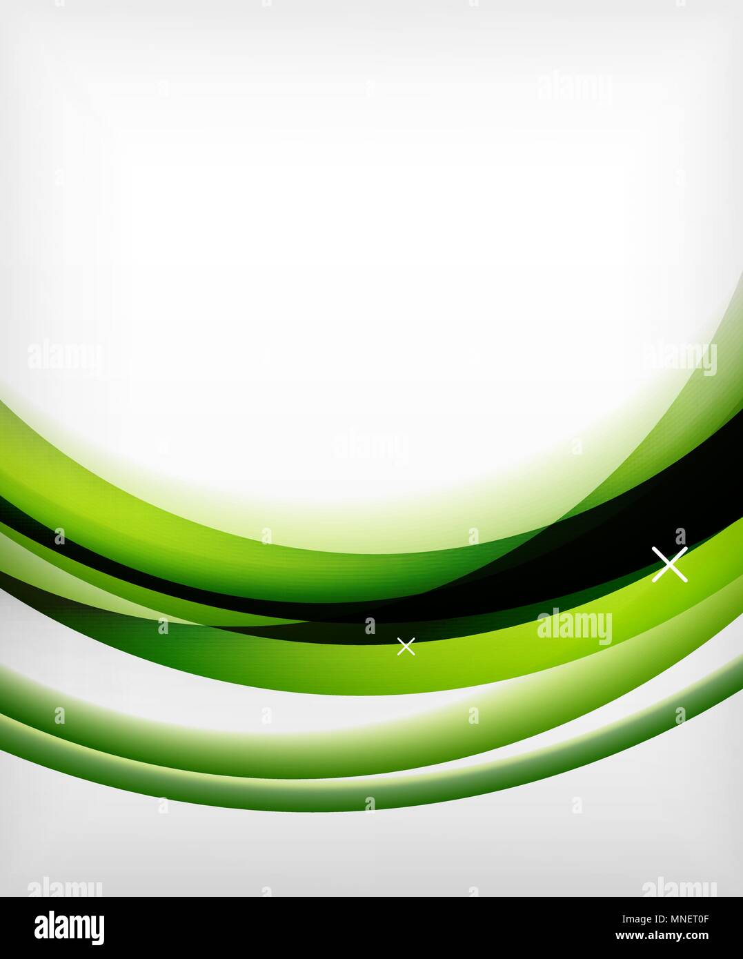 Glossy wave vector background with light and shadow effects, white ...